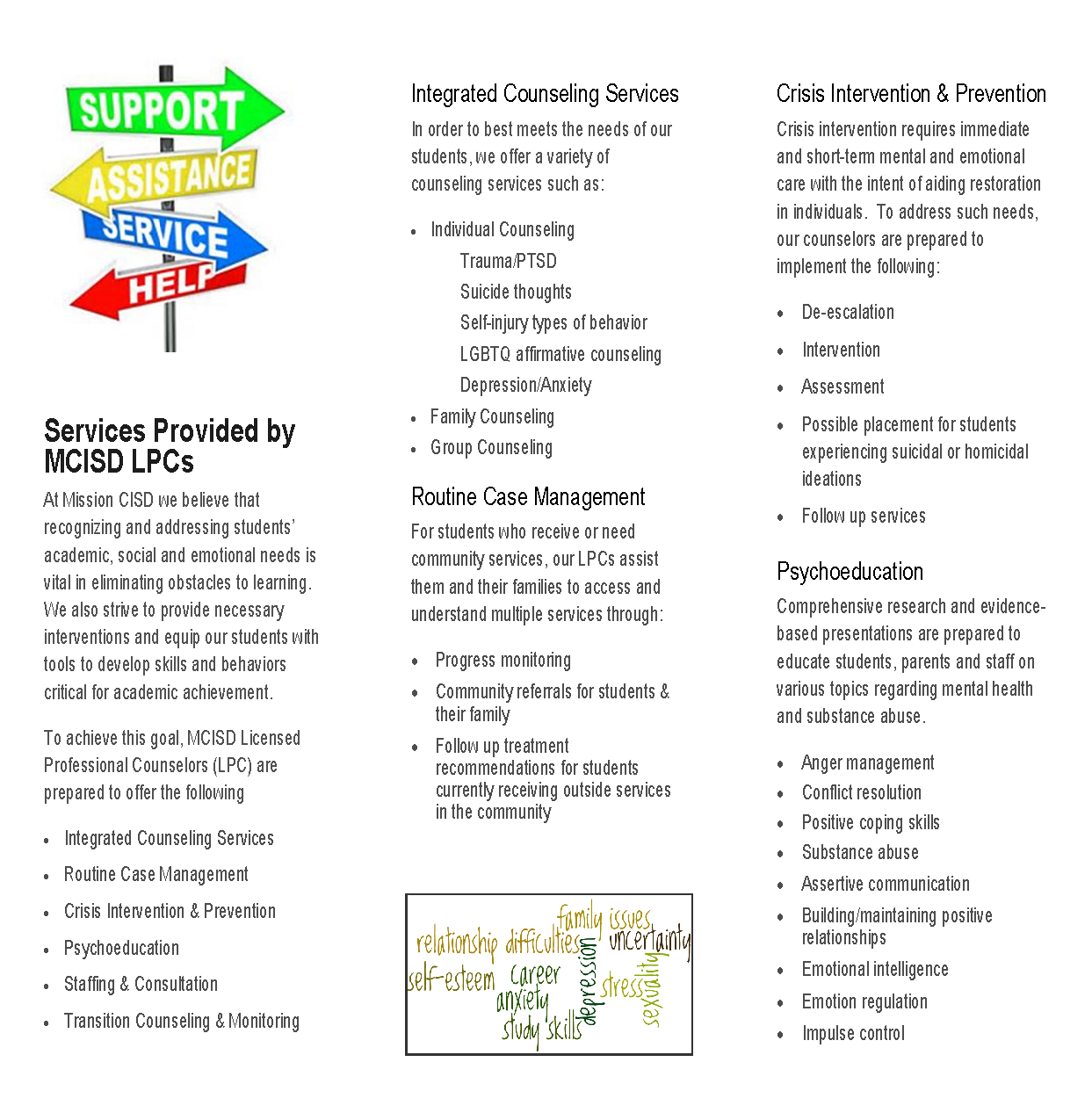 Licensed Professional Counselors (LPCs) – Student Services/Guidance ...