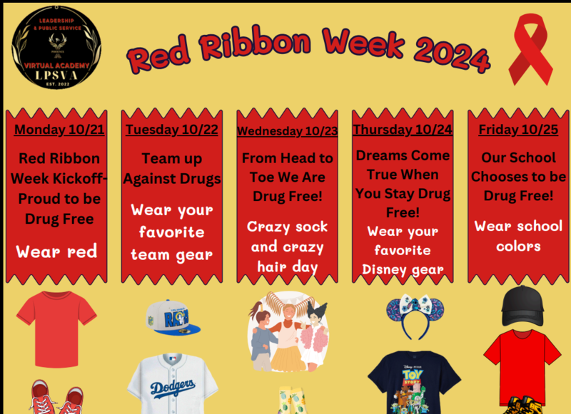 Red Ribbon Week 2024 | Leadership and Public Service Virtual Academy