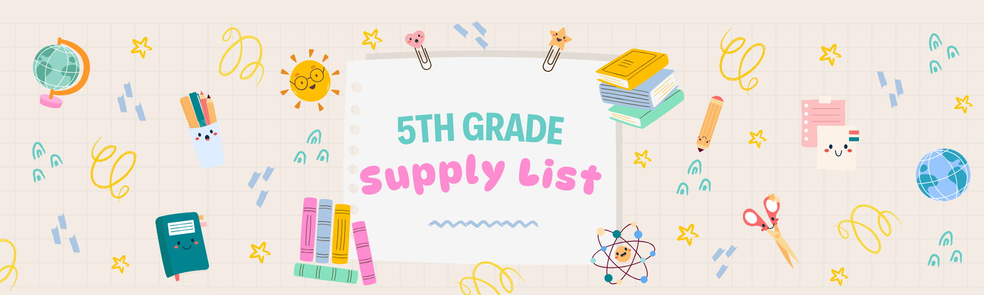 5th Grade Supply List – Natalie Nelson – Lascassas Elementary School