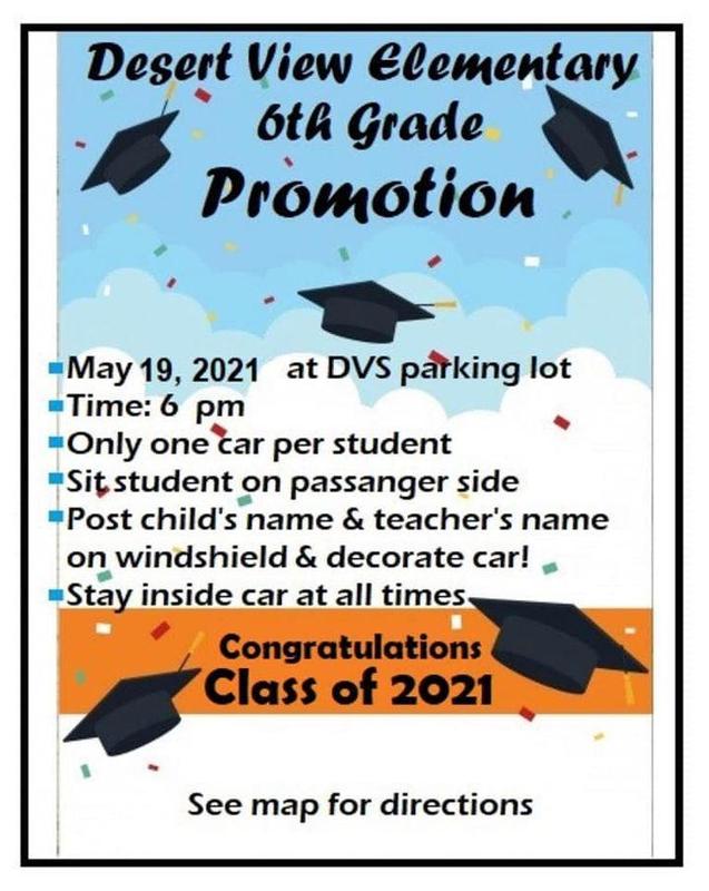 6th grade promotion | Desert View Elementary School