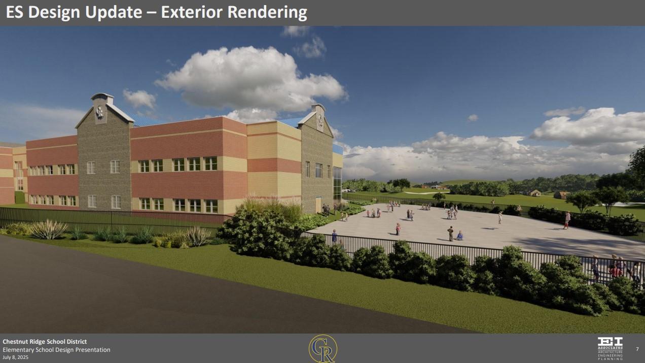 Initial Renderings – CR Elementary Project – Chestnut Ridge School District