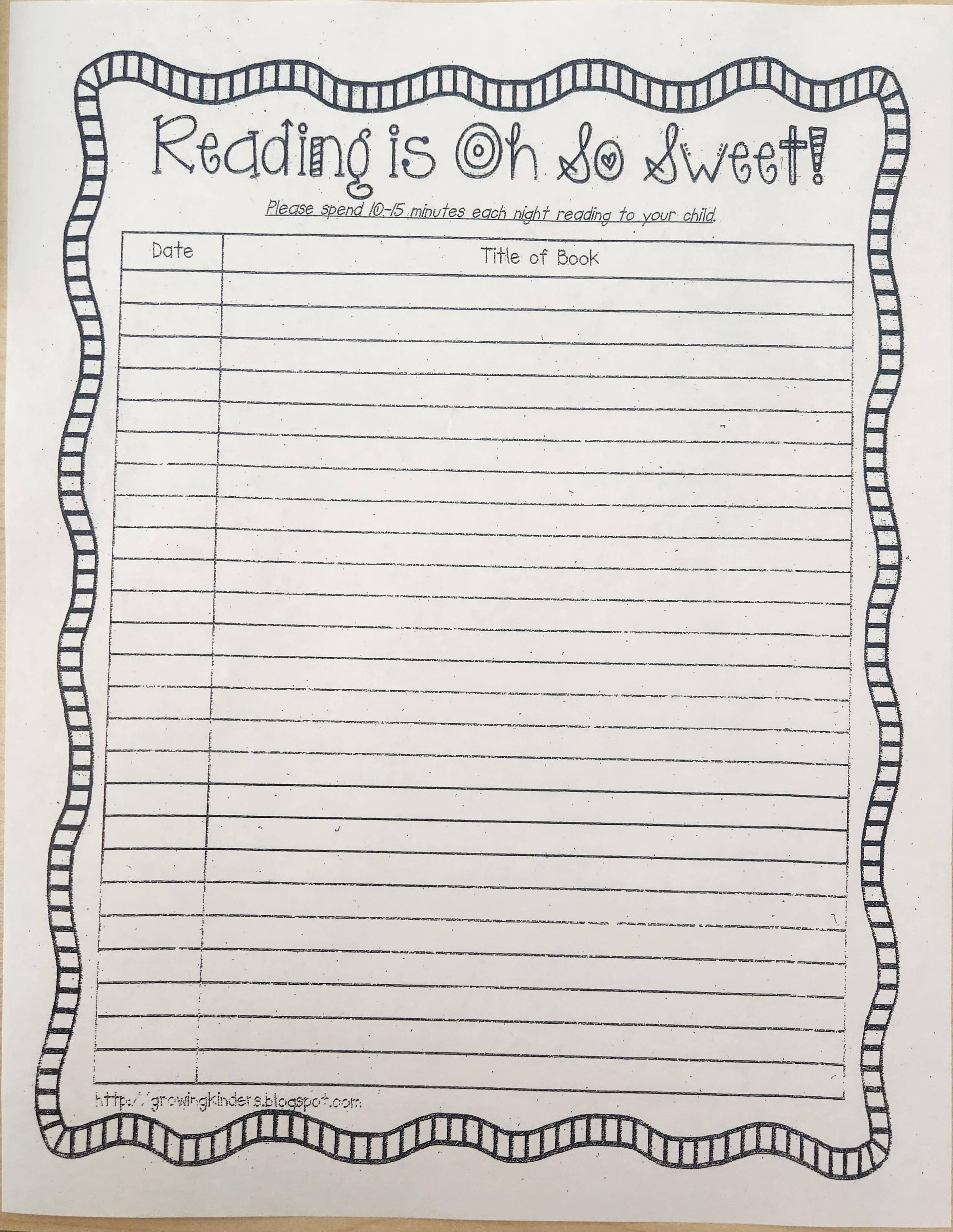 Class Resources – Kindergarten – Castle Pines