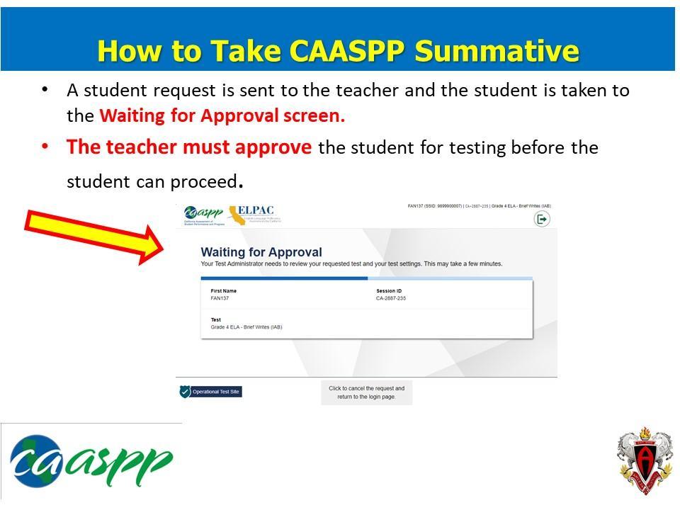CAASPP Summative: how to take the test (Students Only) – Testing Center ...