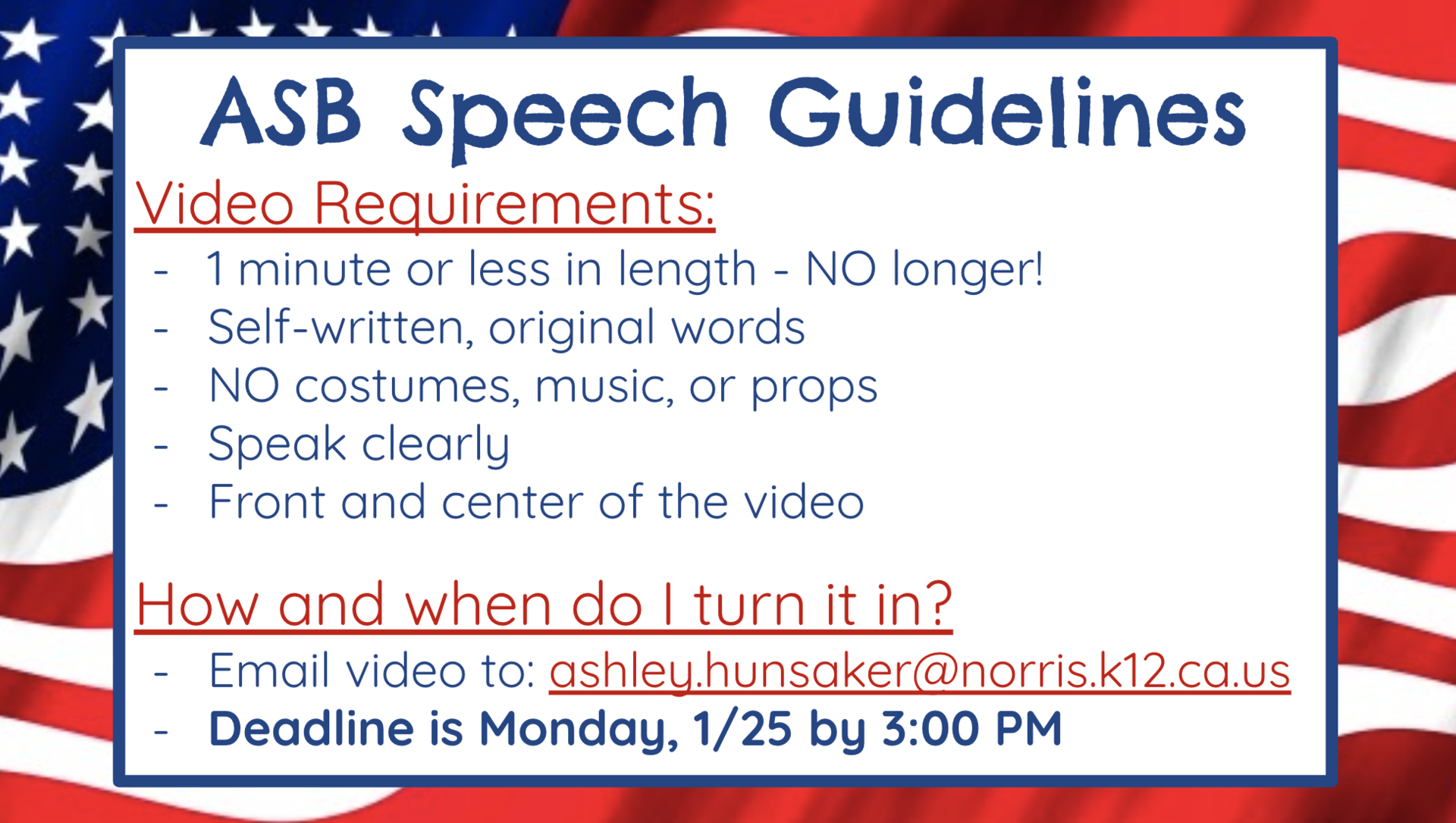 20-21 ASB Election Process – ASB – Veterans Elementary School