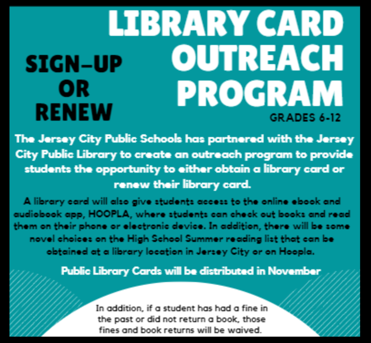 Library Cards Outreach Program | President Barack Obama Community ...