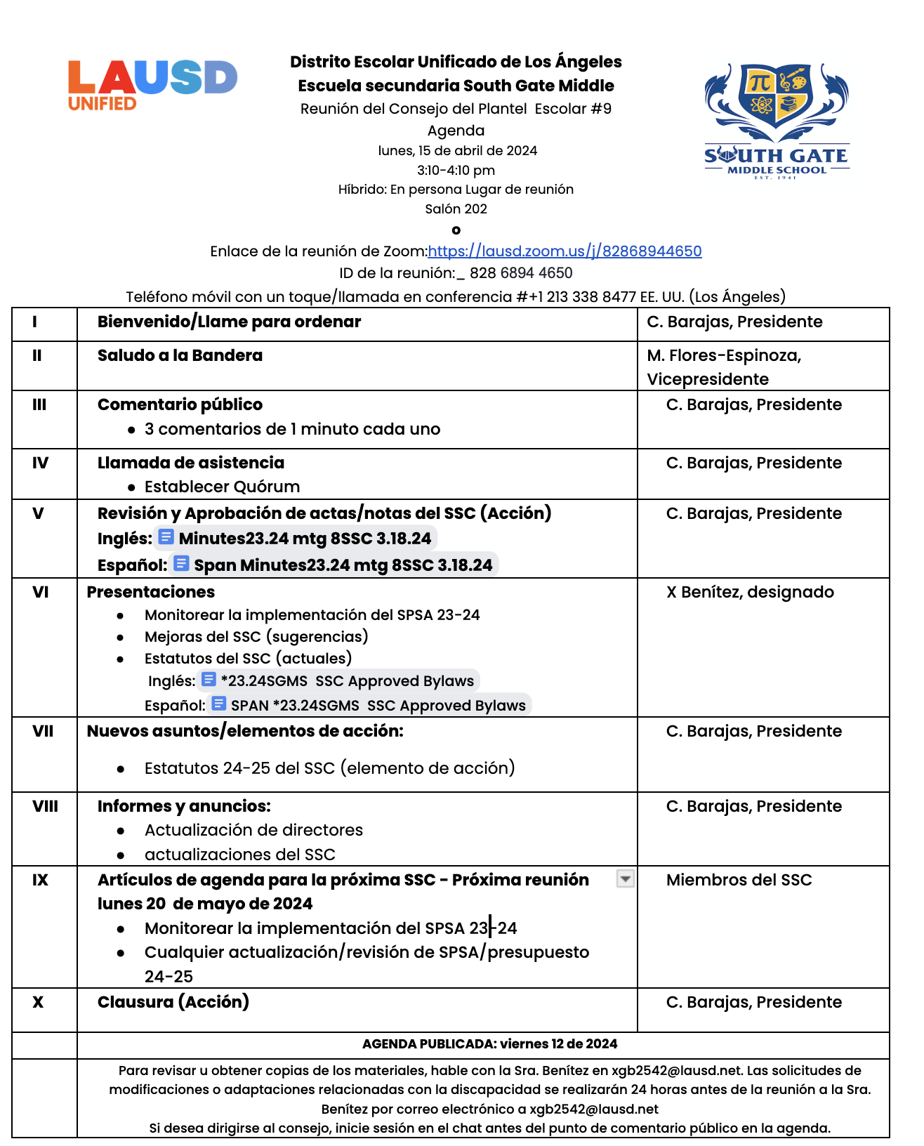 Title I - SPSA & School Site Council – Title I - SPSA & School Site ...