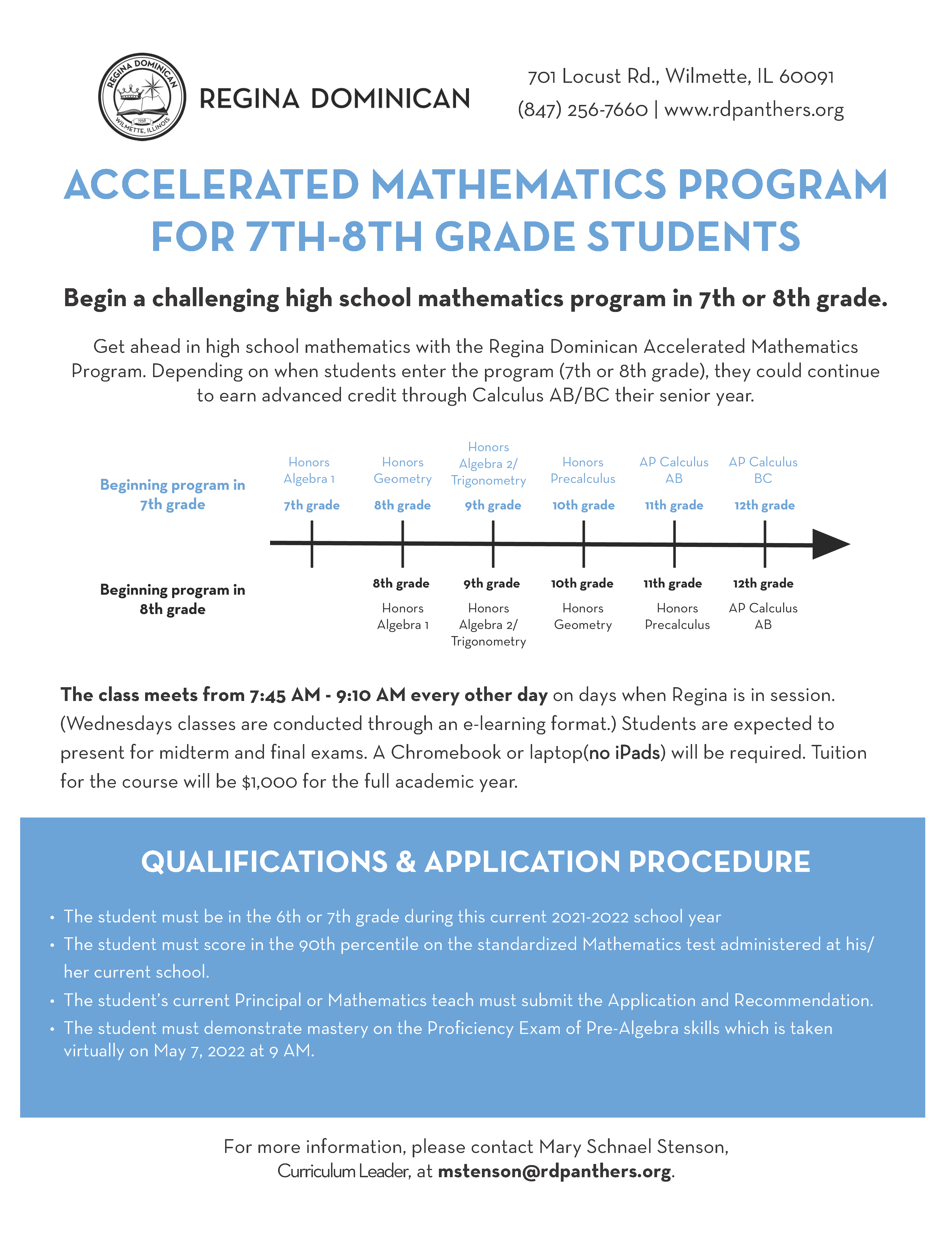 Accelerated Math Program Academics Regina Dominican High School accelerated-math-program-academics-regina-dominican-high-school