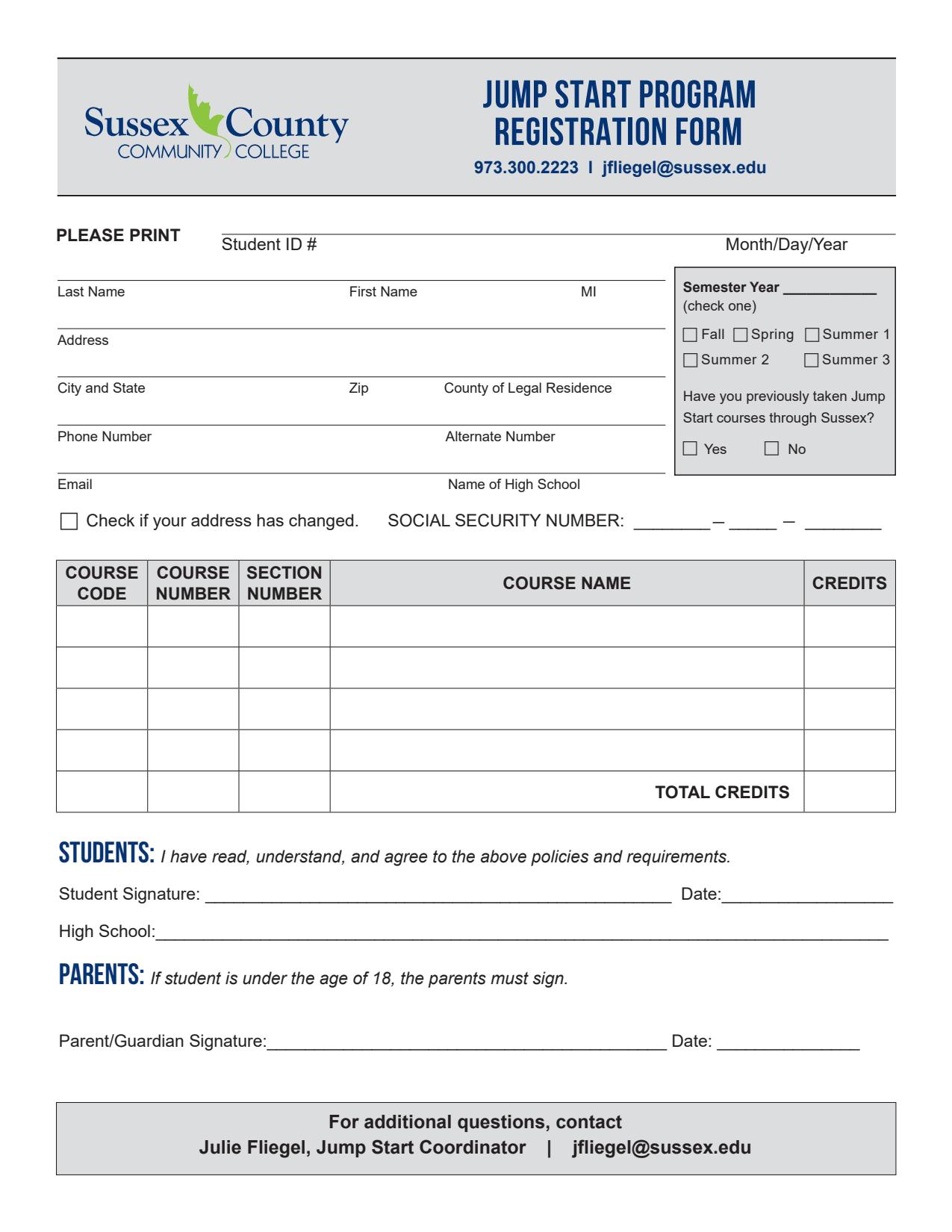 Jump Start – Career Technical Education – Sussex County Technical School