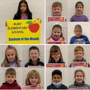 February Student of the Month | Ruby Elementary School