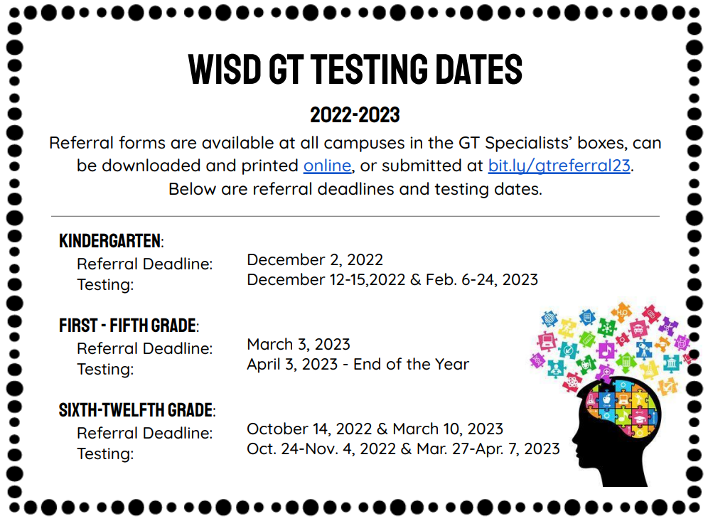 GT Identification & Assessment – Gifted & Talented – Weatherford ...