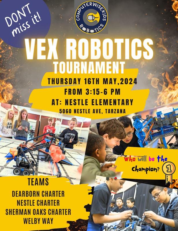VEX ROBOTICS TOURNAMENT | Nestle Avenue Charter Elementary