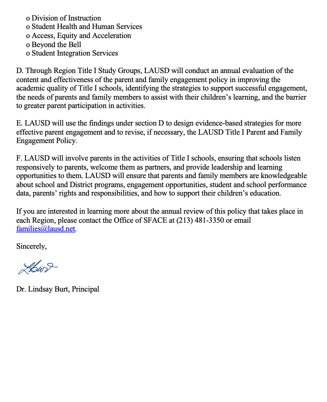 Title I Parent Involvement Policies – Family Resources – Hooper Avenue ...