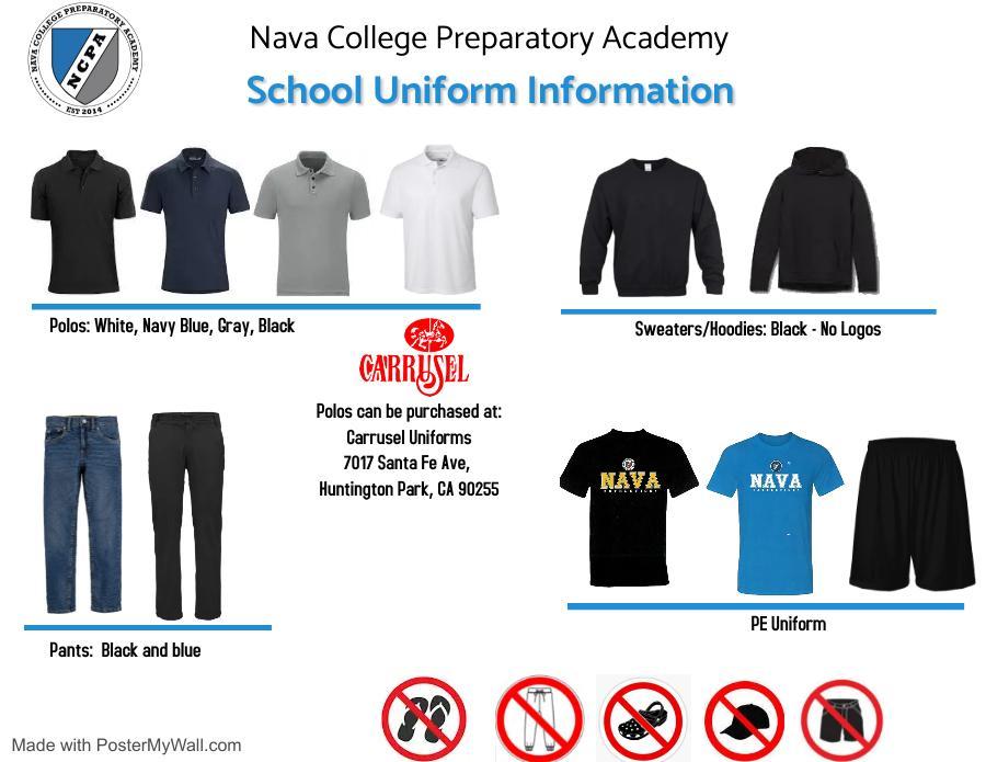 School Uniform | Nava College Preparatory Academy