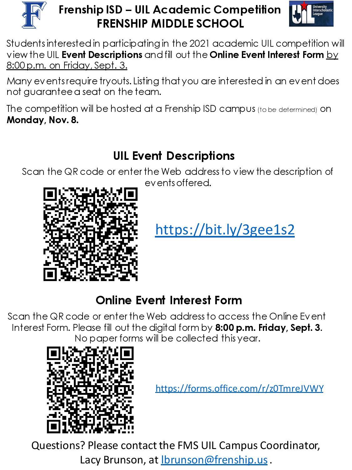 Home – Student Resources – Frenship Middle School