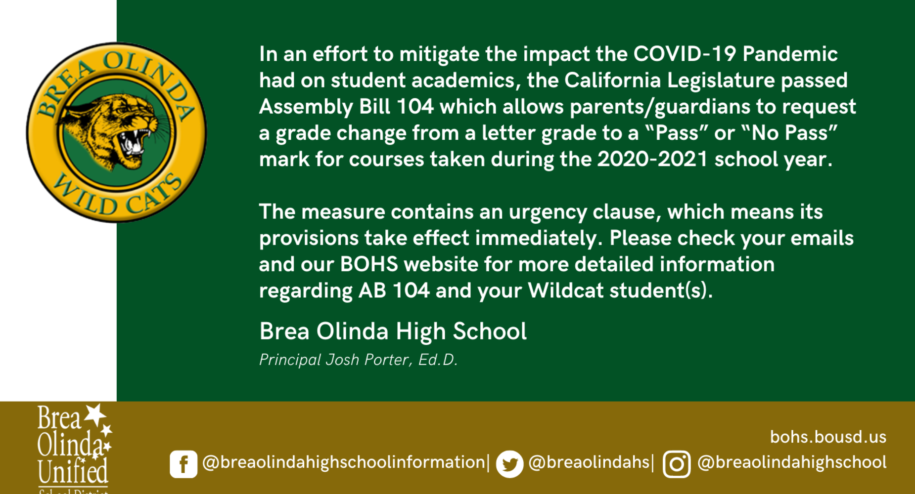 Brea Olinda High School