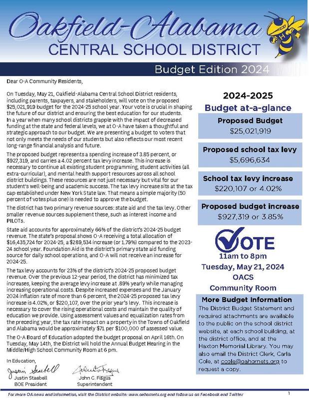 Oakfield-Alabama Central School District