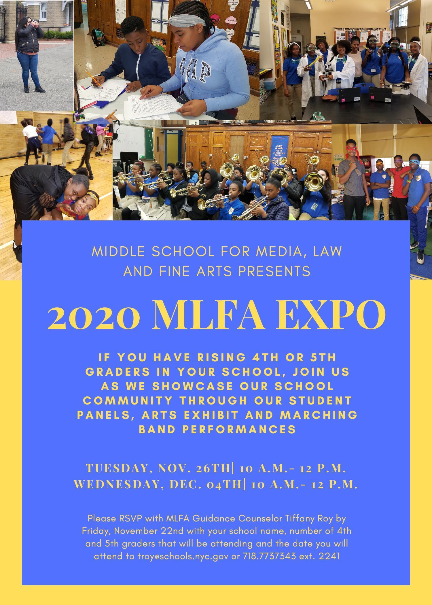 2020 MLFA EXPO | Middle School of Media, Law & Fine Arts