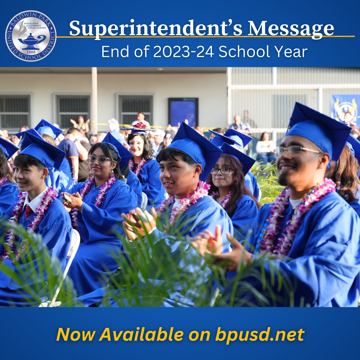 Superintendent's End of Year Community Message Now Available! | Baldwin ...