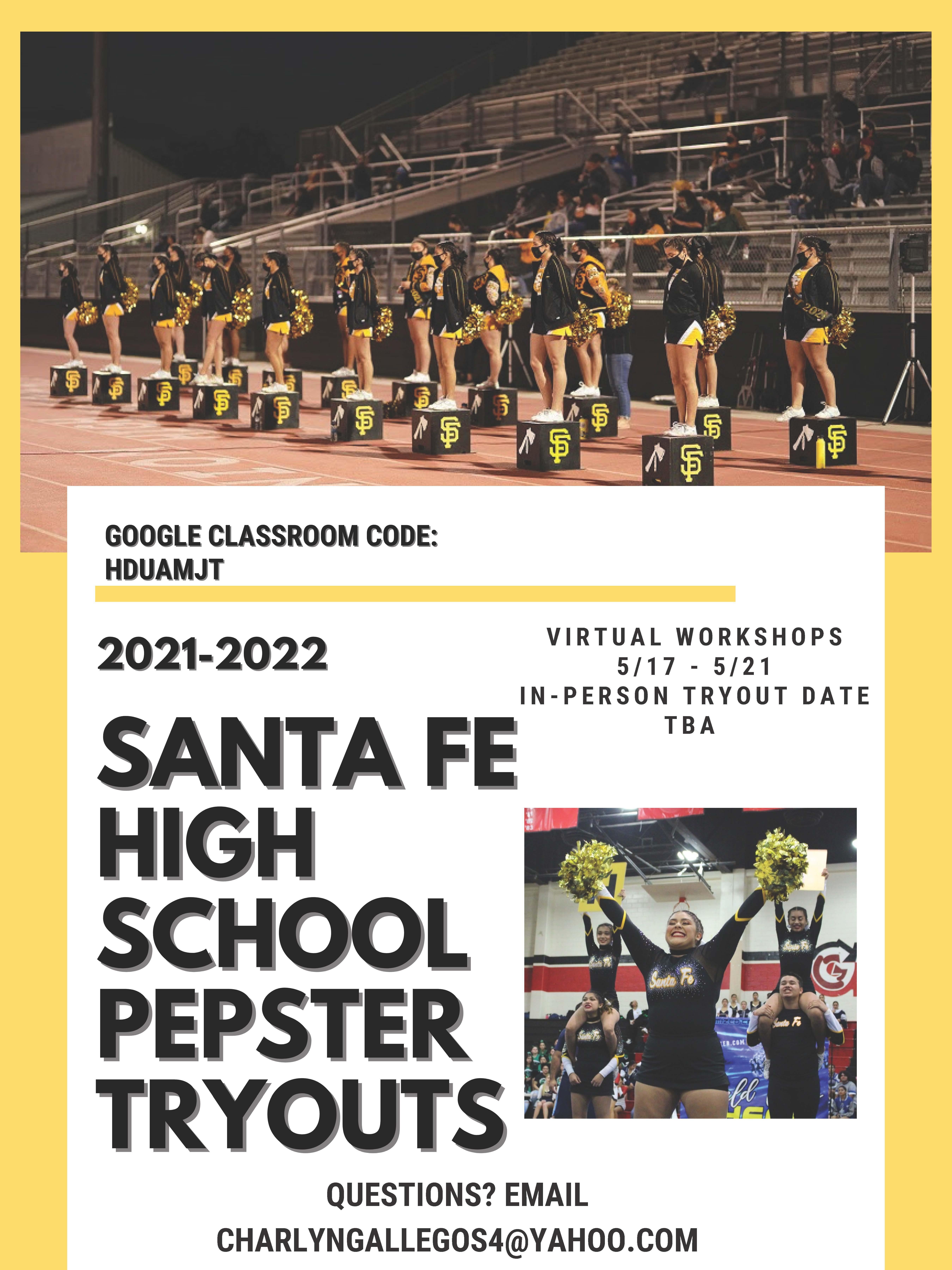 Cheer - Athletic Teams - Santa Fe High School