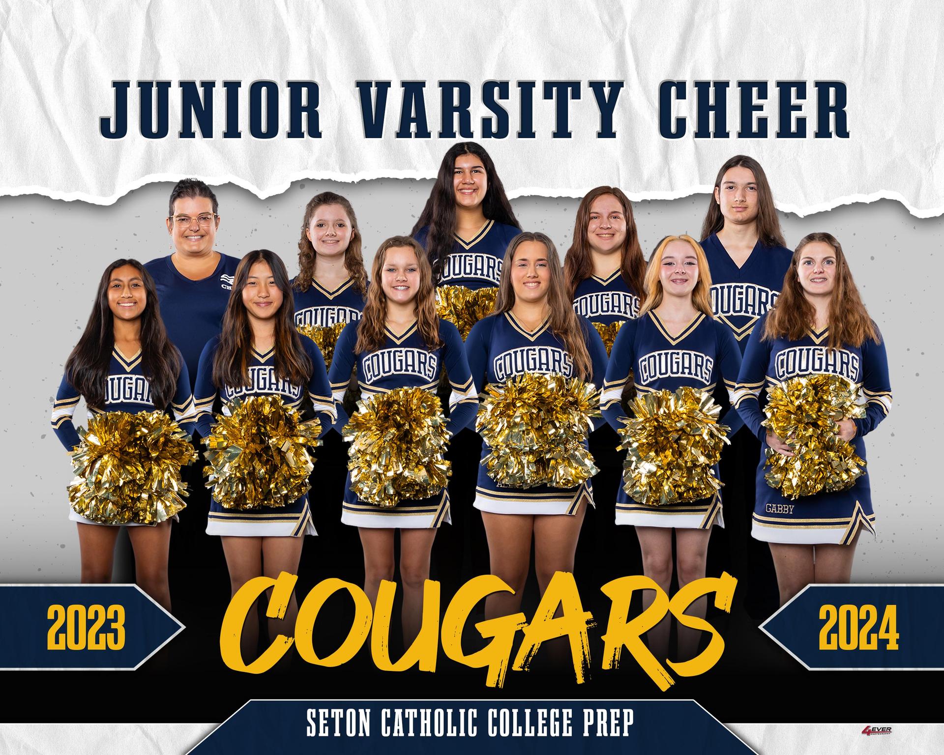 JV / Varsity Cheer – Cougar Sports – Seton Catholic High School