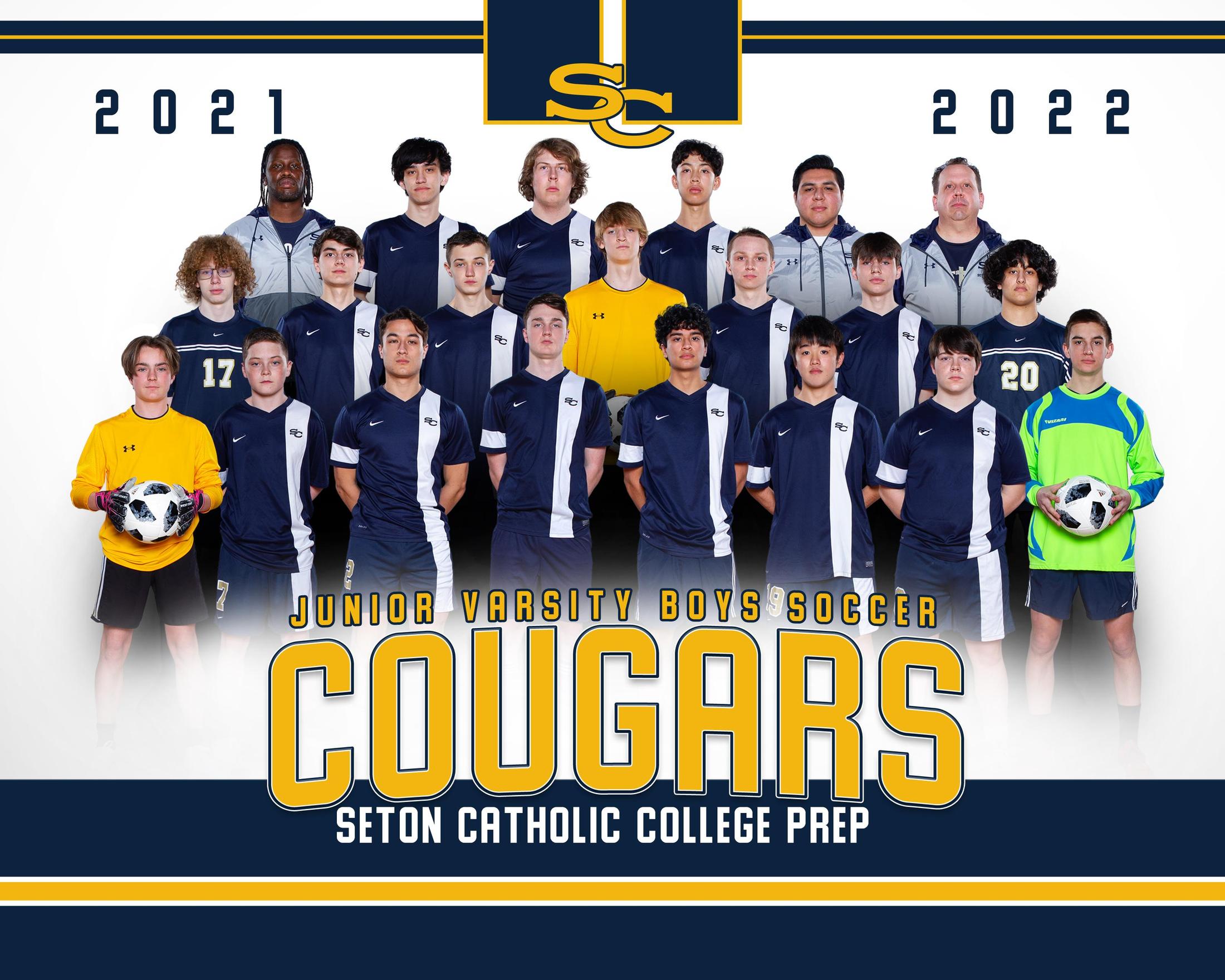 JV / Varsity Boys Soccer – Cougar Sports – Seton Catholic High School