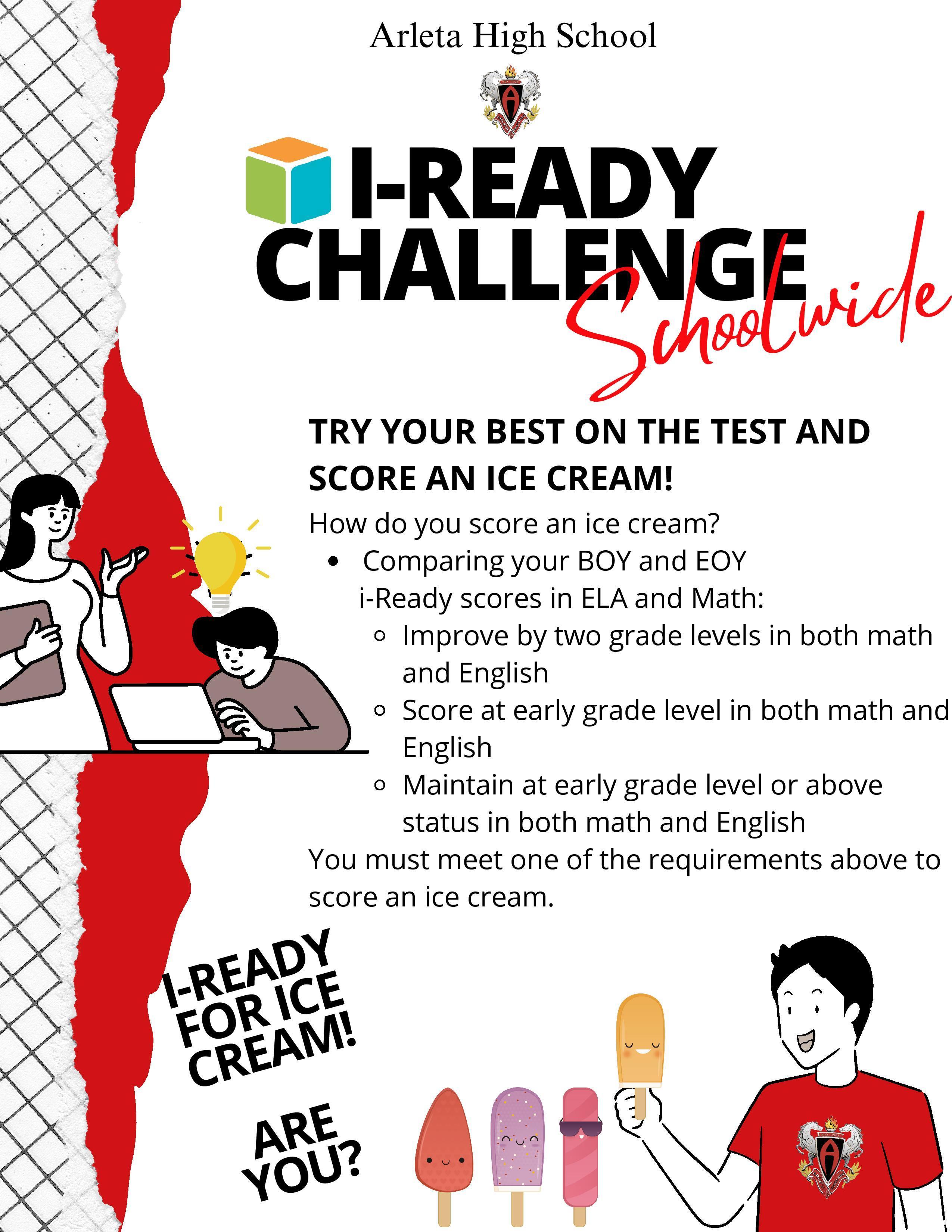 i-Ready: Challenge 2023-24 – Testing Center (Hub) – Arleta High School