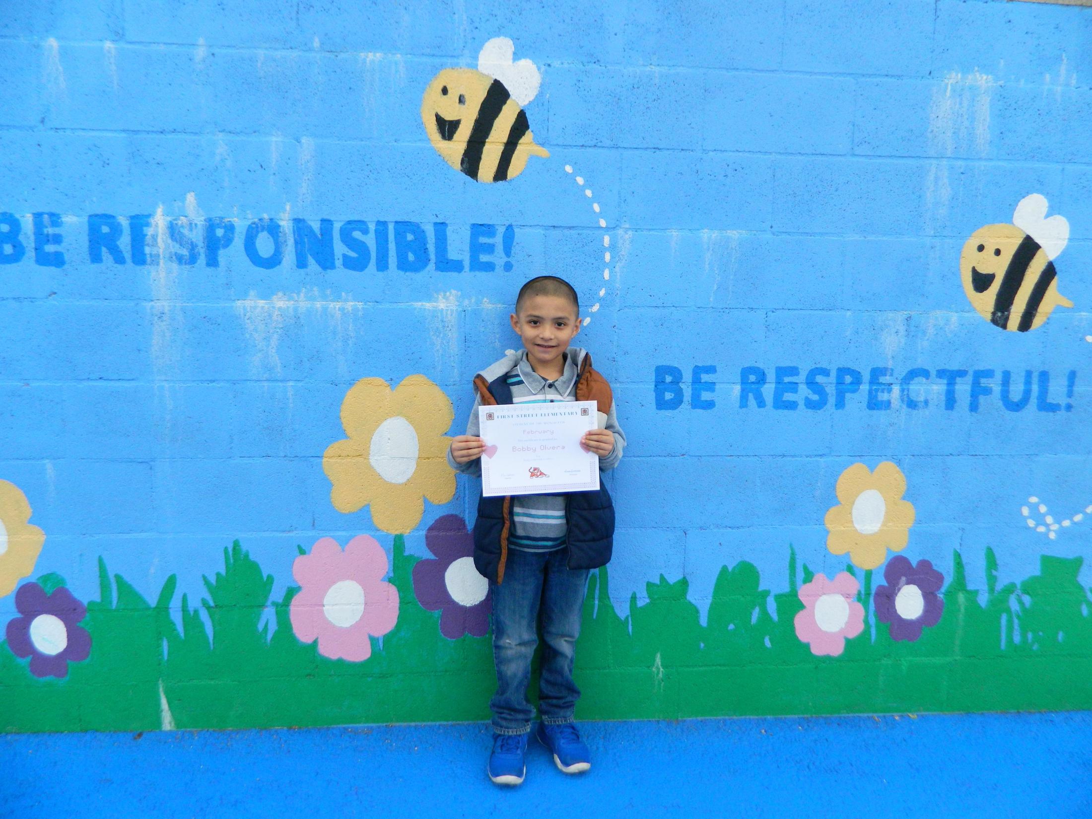 Students of the Month – SOTM – 1st Street Elementary
