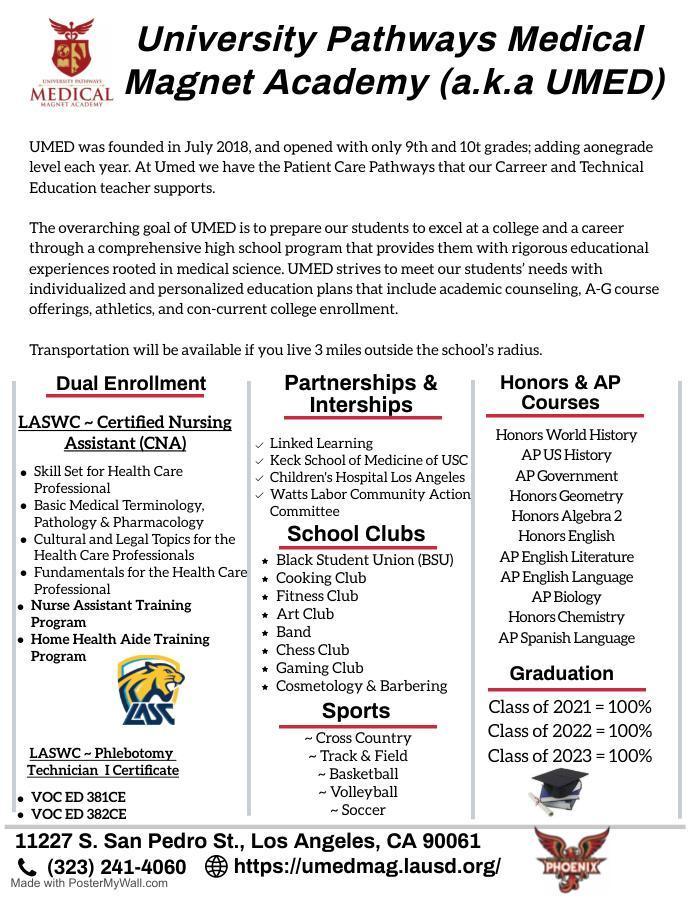 Admissions – Admissions – University Pathways Medical Magnet Academy