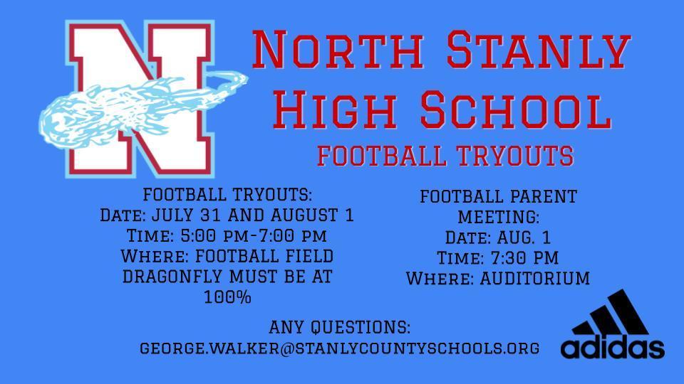 Comet Athletic Master Schedule – Athletics – North Stanly High School