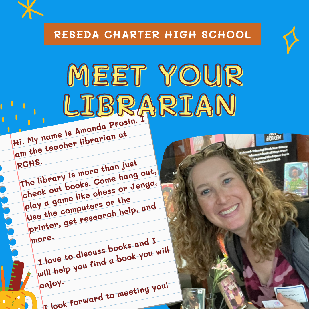 Staff – Library Media Center – Reseda Charter High School