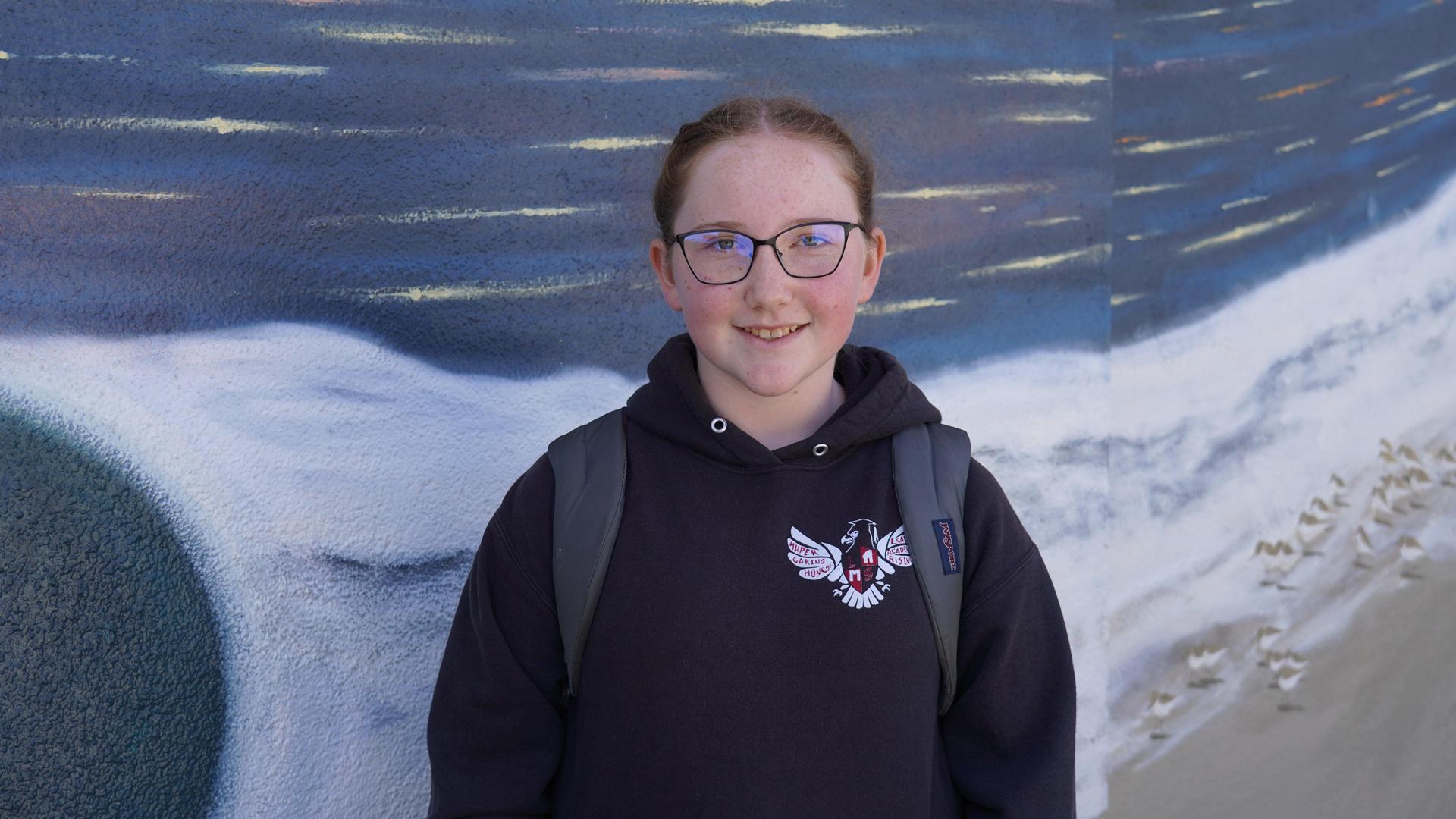 Los Arboles Middle School student Cora Faulk reflects on her transition ...
