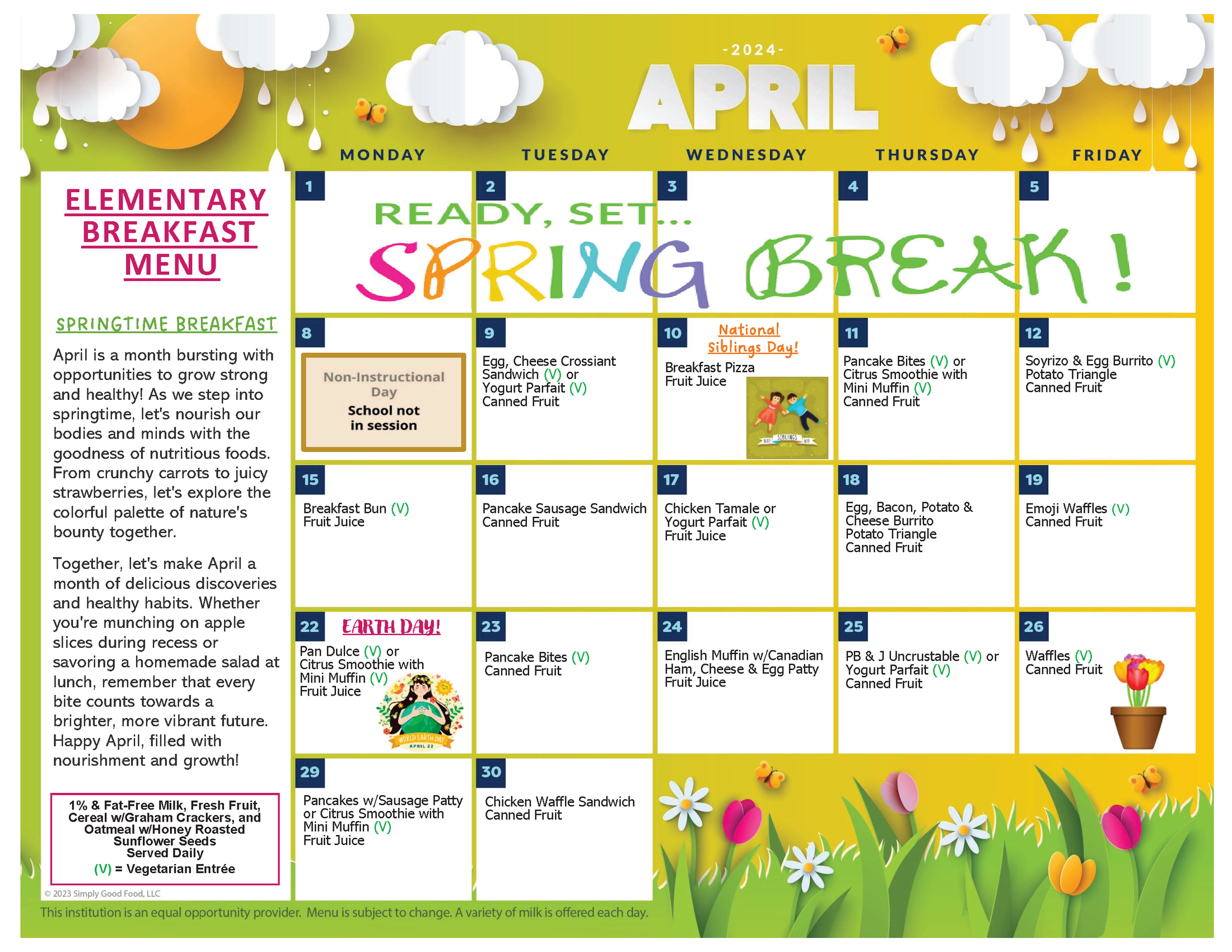 Menus – Nutrition Services – Montebello Unified School District