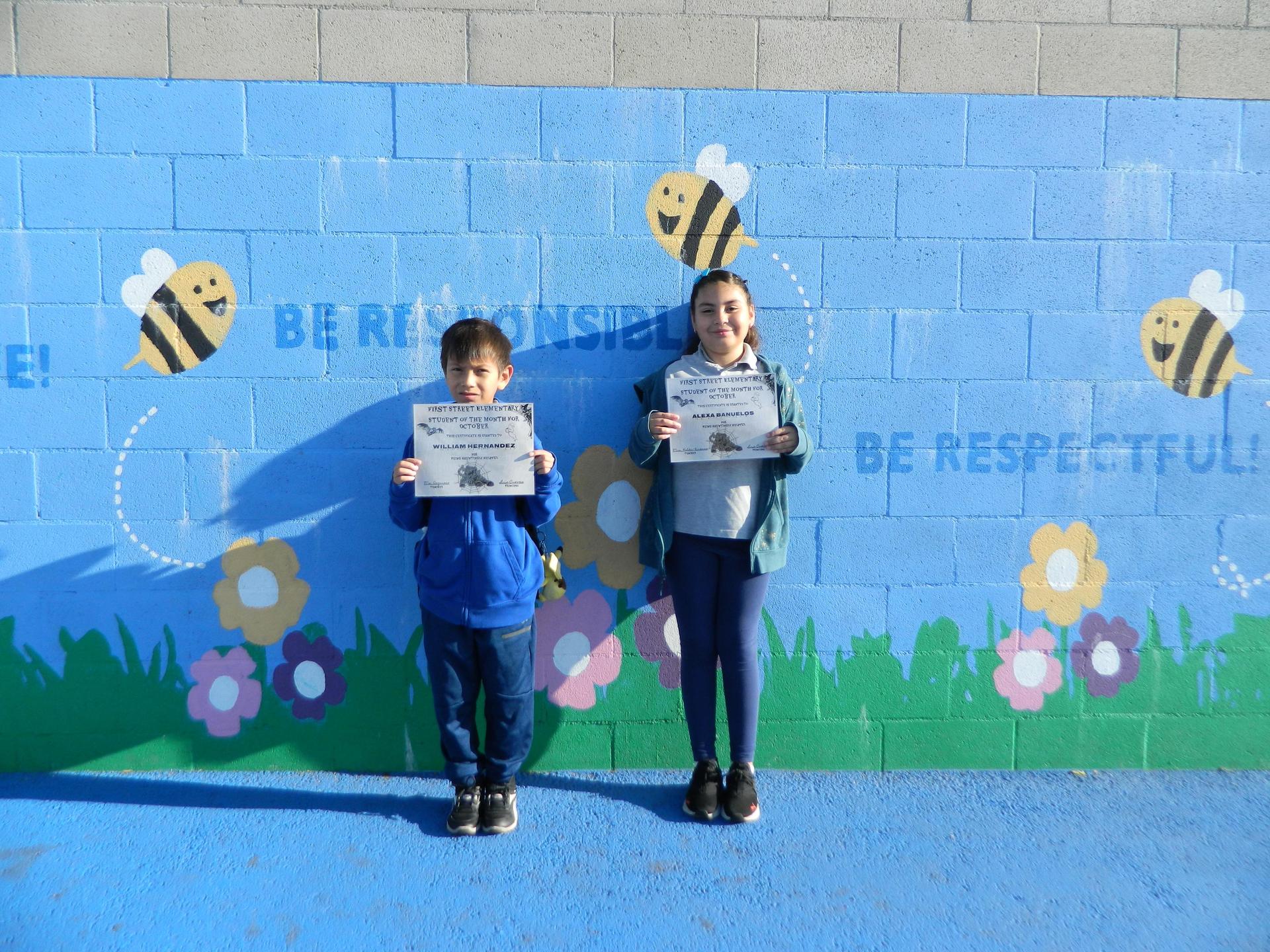Students of the Month – SOTM – 1st Street Elementary