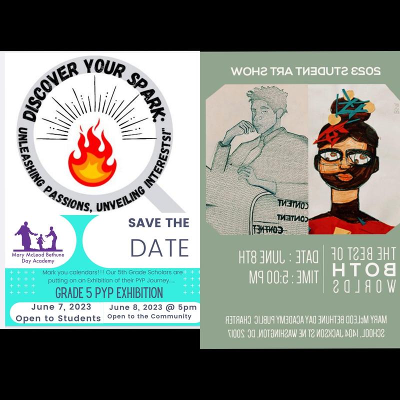 Brookland PYP Exhibition and School Art Show-June 8 | Mary McLeod ...