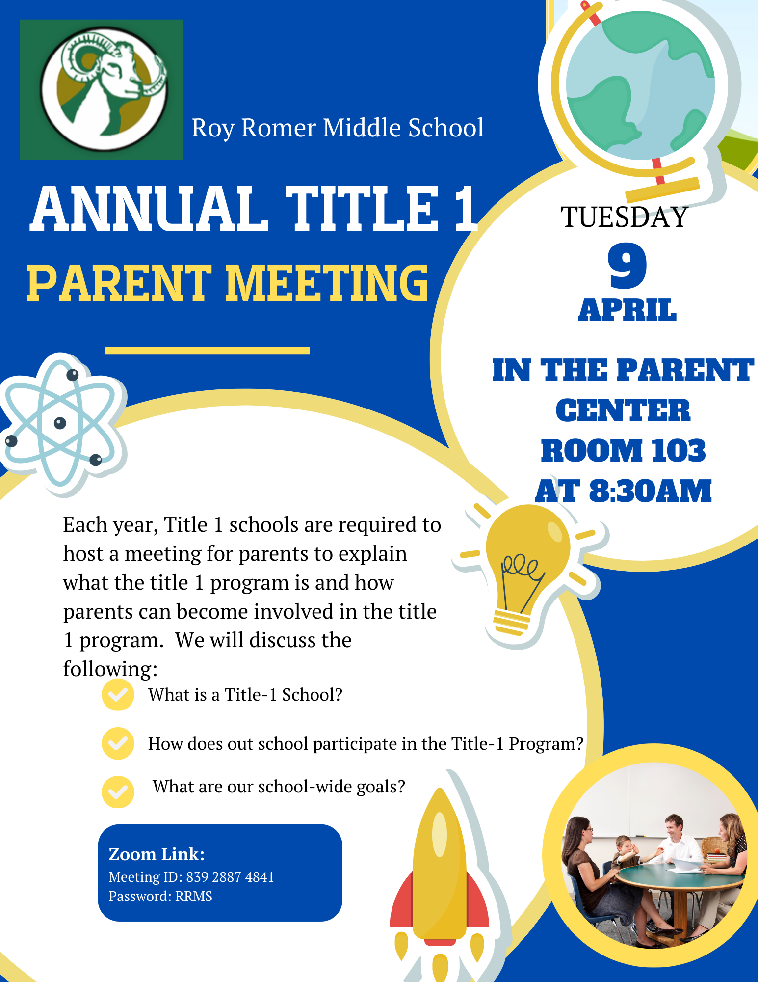 Title 1 – Parents – Roy Romer Middle School