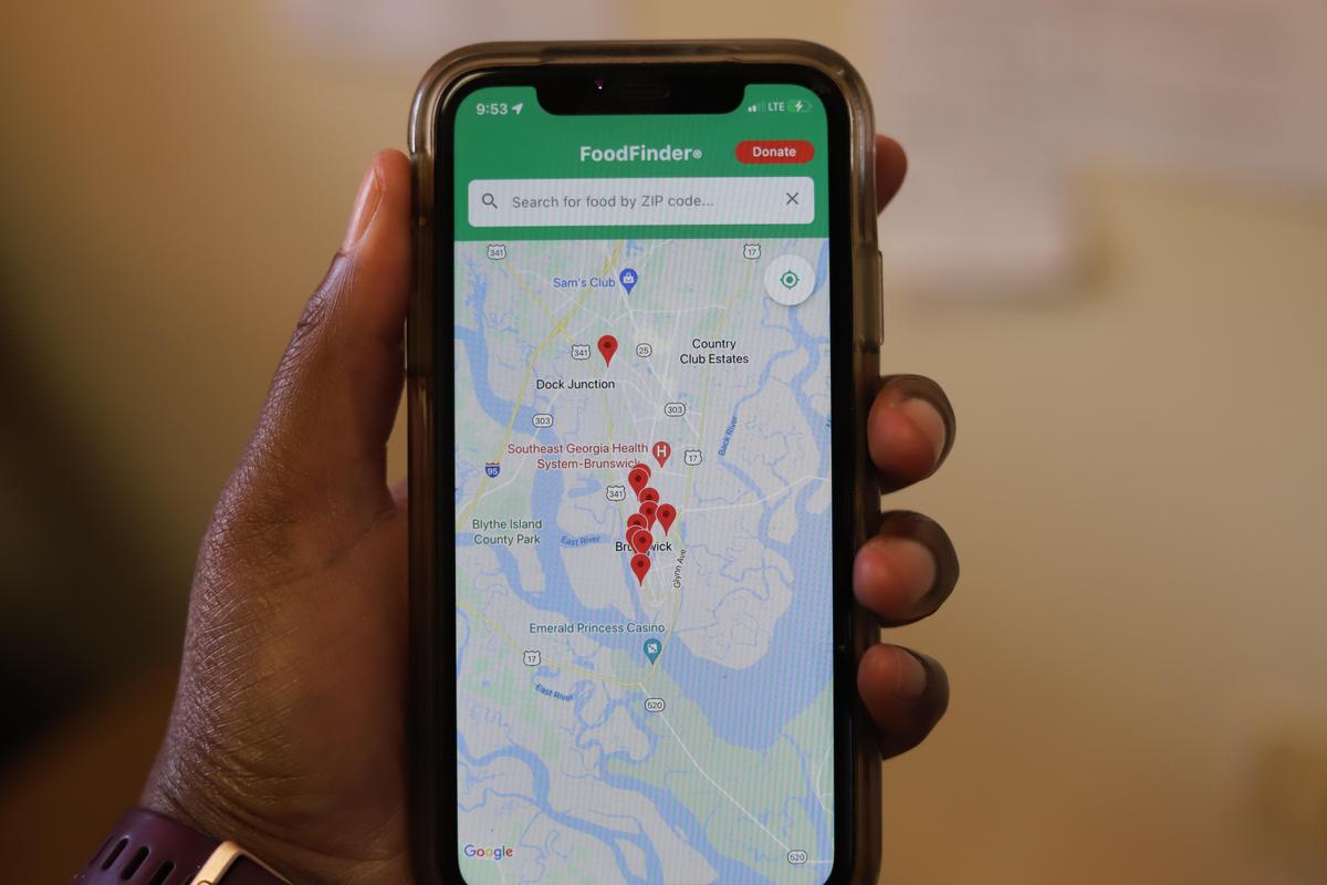 FoodFinder App Connects People to Food Resources | Satilla Marsh ...