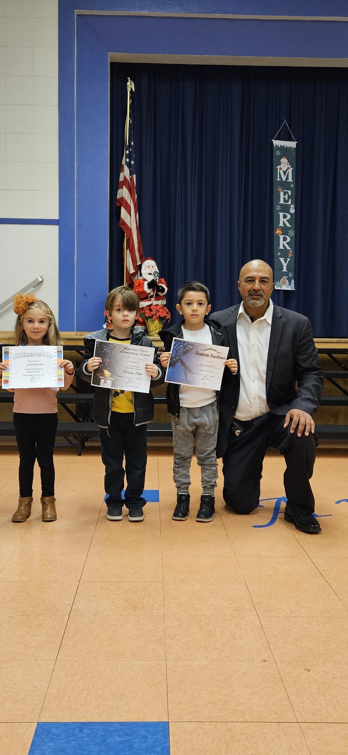 November 2023 Awards – Students – Apperson Street Elementary