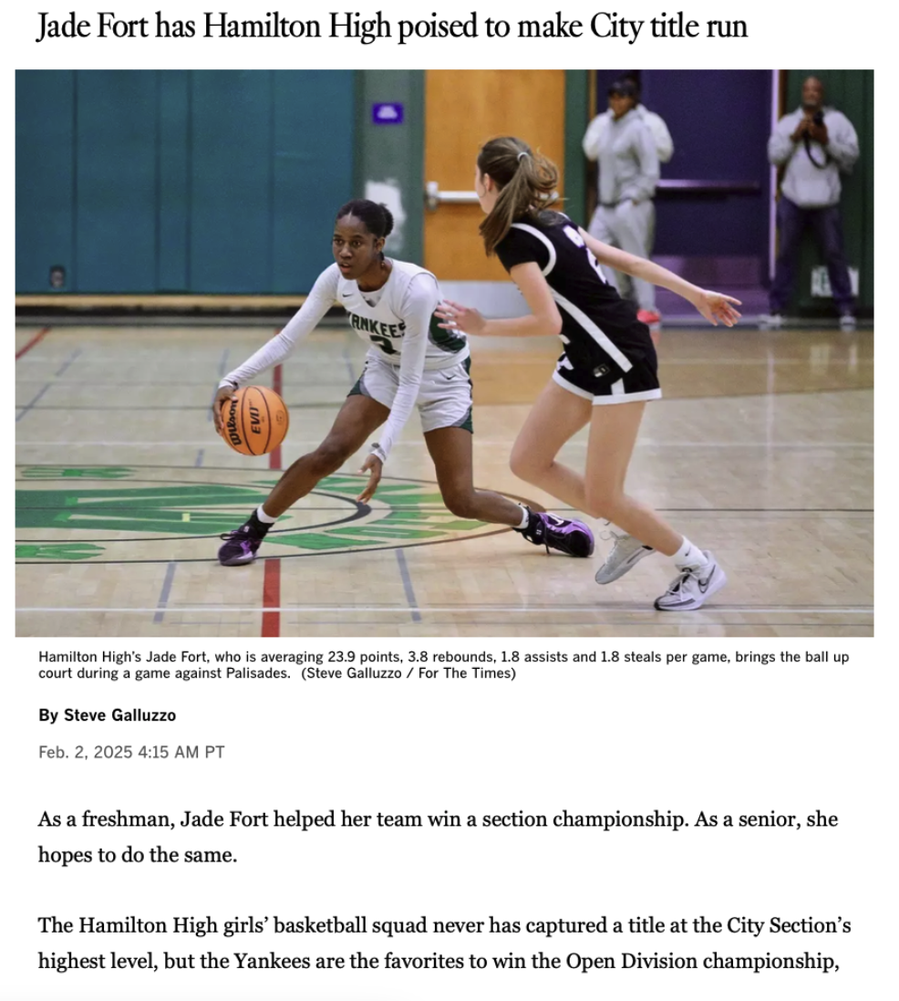 Basketball Women – Athletics – Alexander Hamilton Senior High School