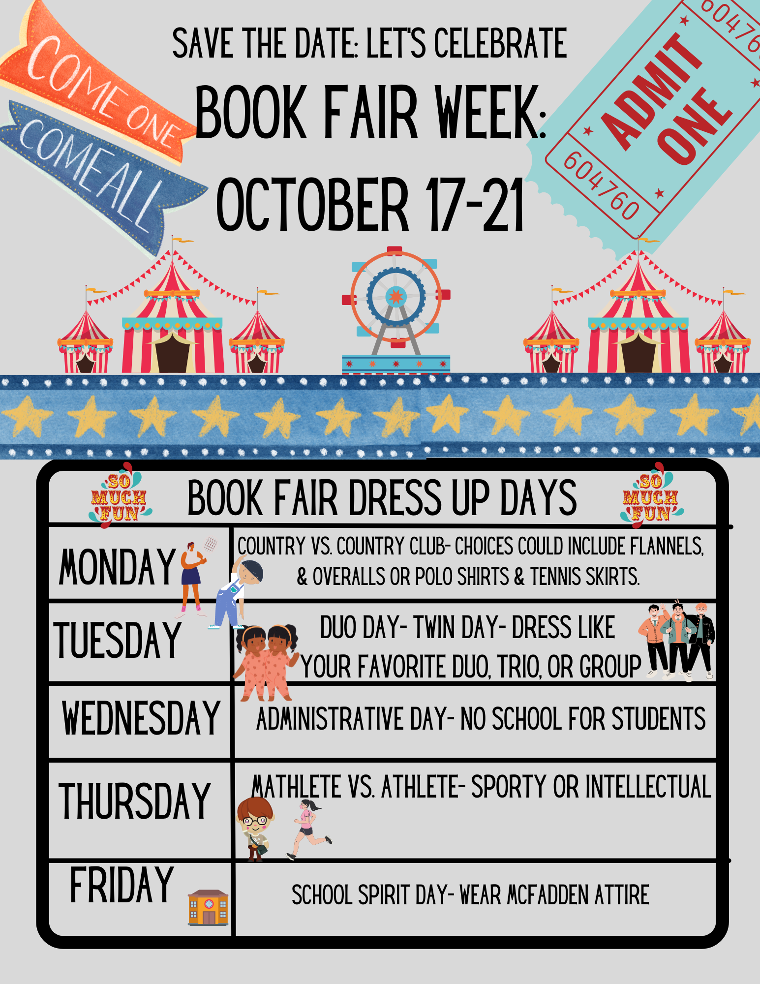 Book Fair 2022 – Library Media Center – McFadden School of Excellence