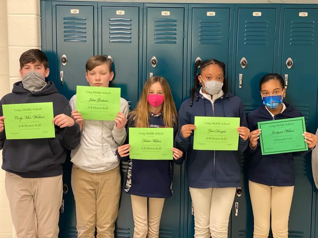 6th Grade 2nd Quarter Awards | Long Middle School
