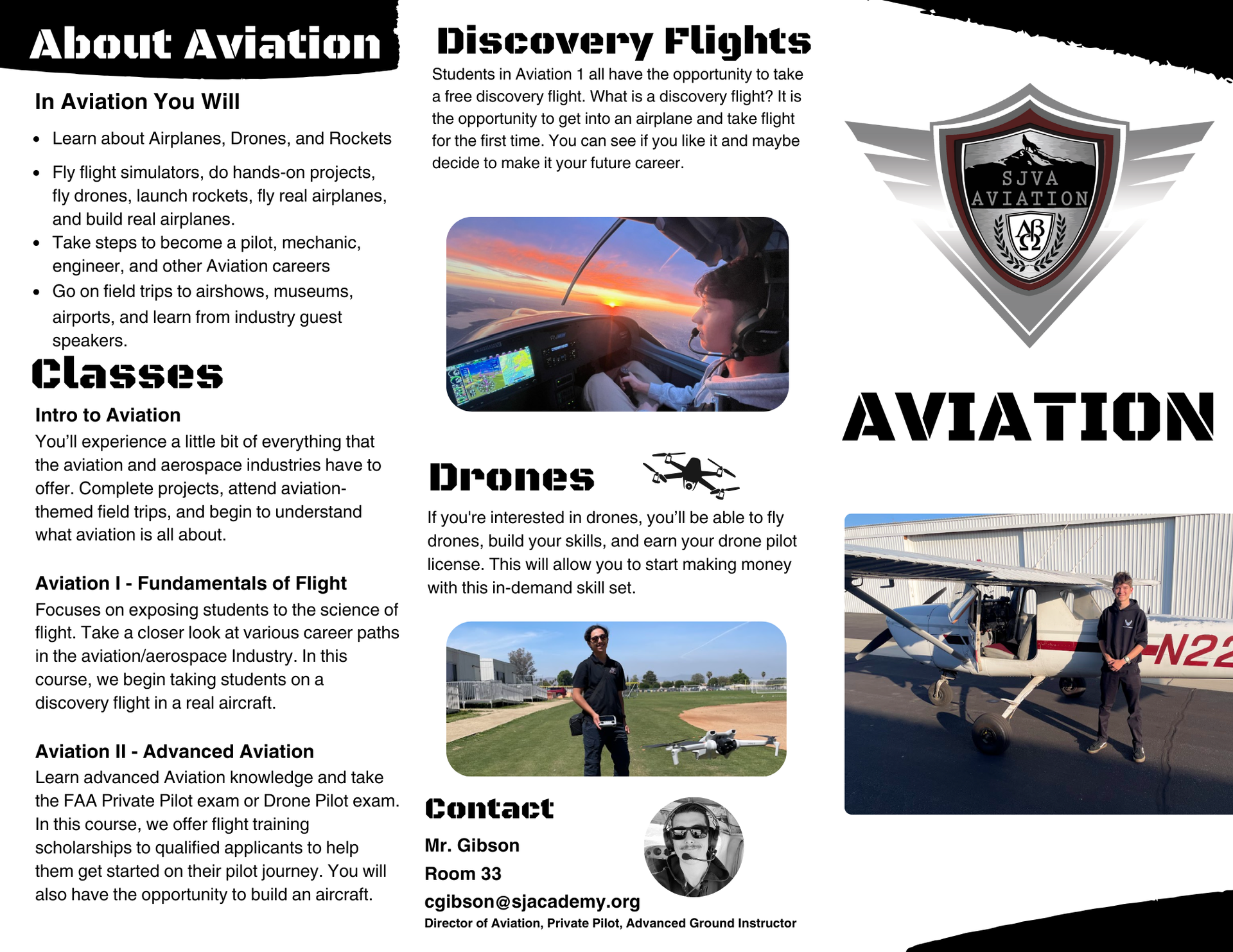 Brochure – SJVA Aviation – San Jacinto Valley Academy