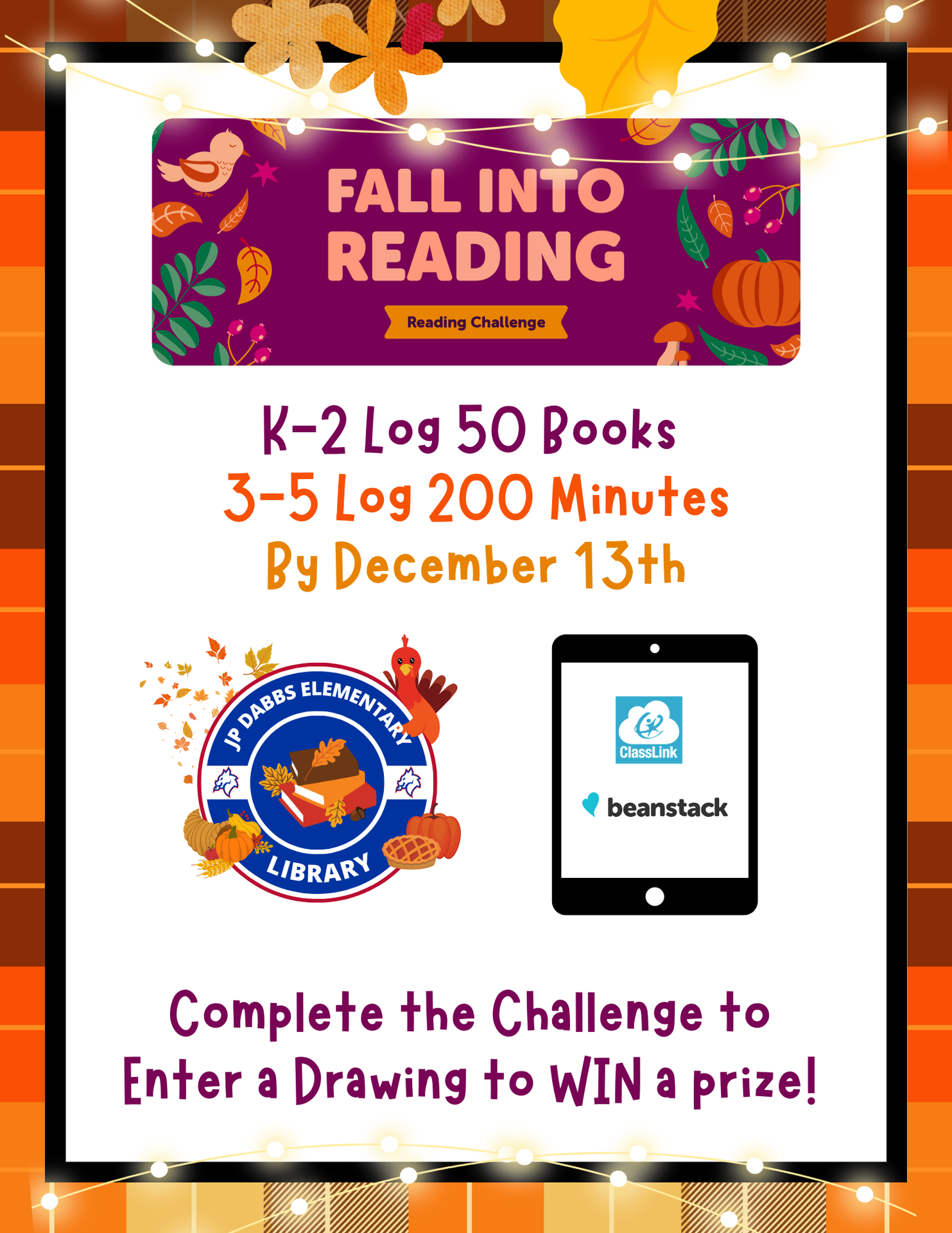 Beanstack – Library – J. P. Dabbs Elementary