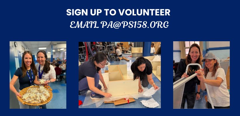 Volunteer - Our Parents Association - PS 158 Bayard Taylor