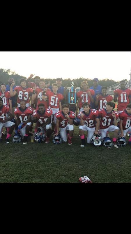 PCMS Football Conference Champs | Pass Christian Middle School