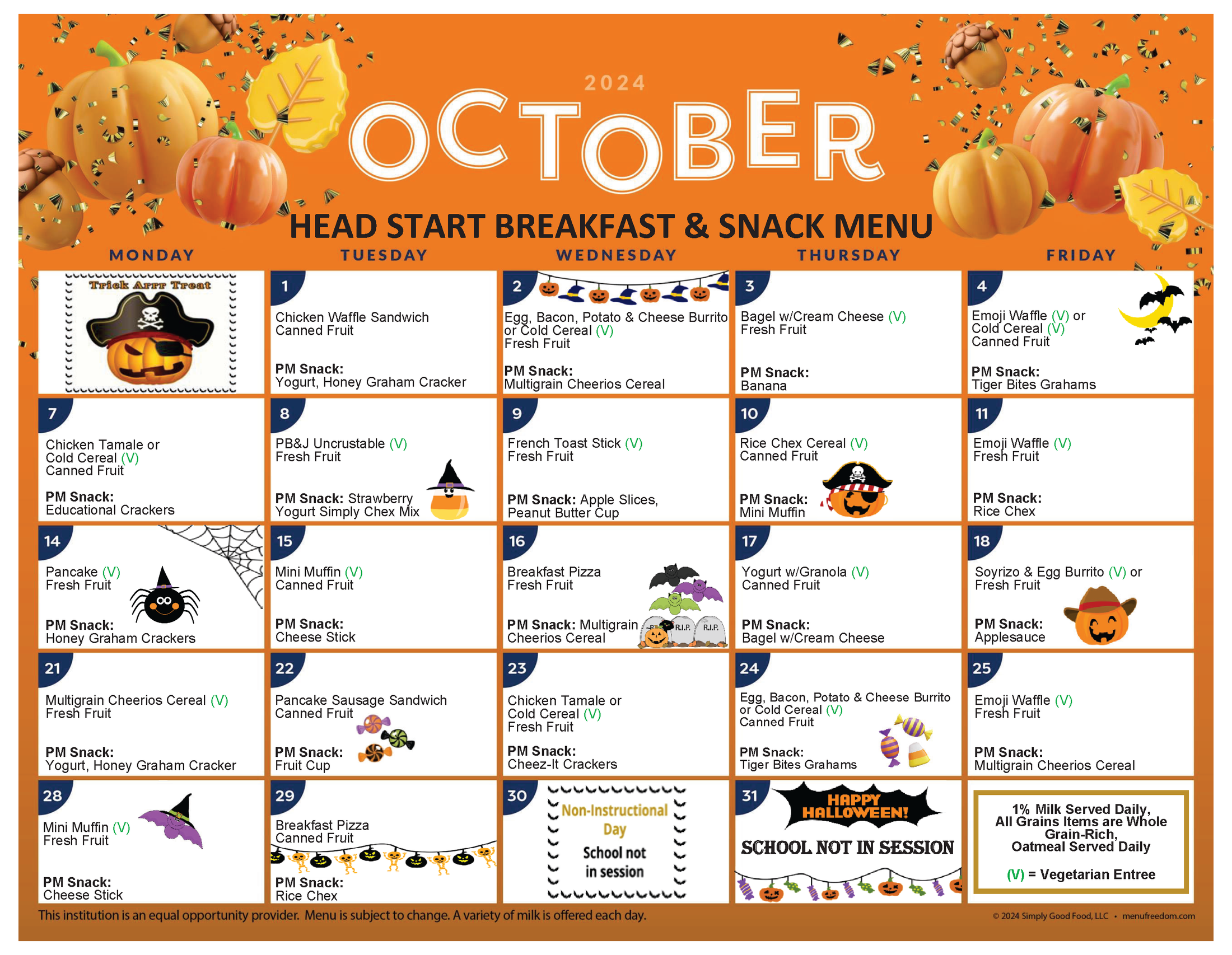 Menus – Nutrition Services – Montebello Unified School District