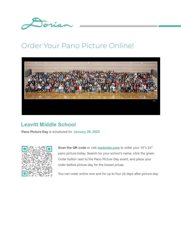 Order Your 8th Grade Pano Picture Online! | Justice Myron E. Leavitt ...