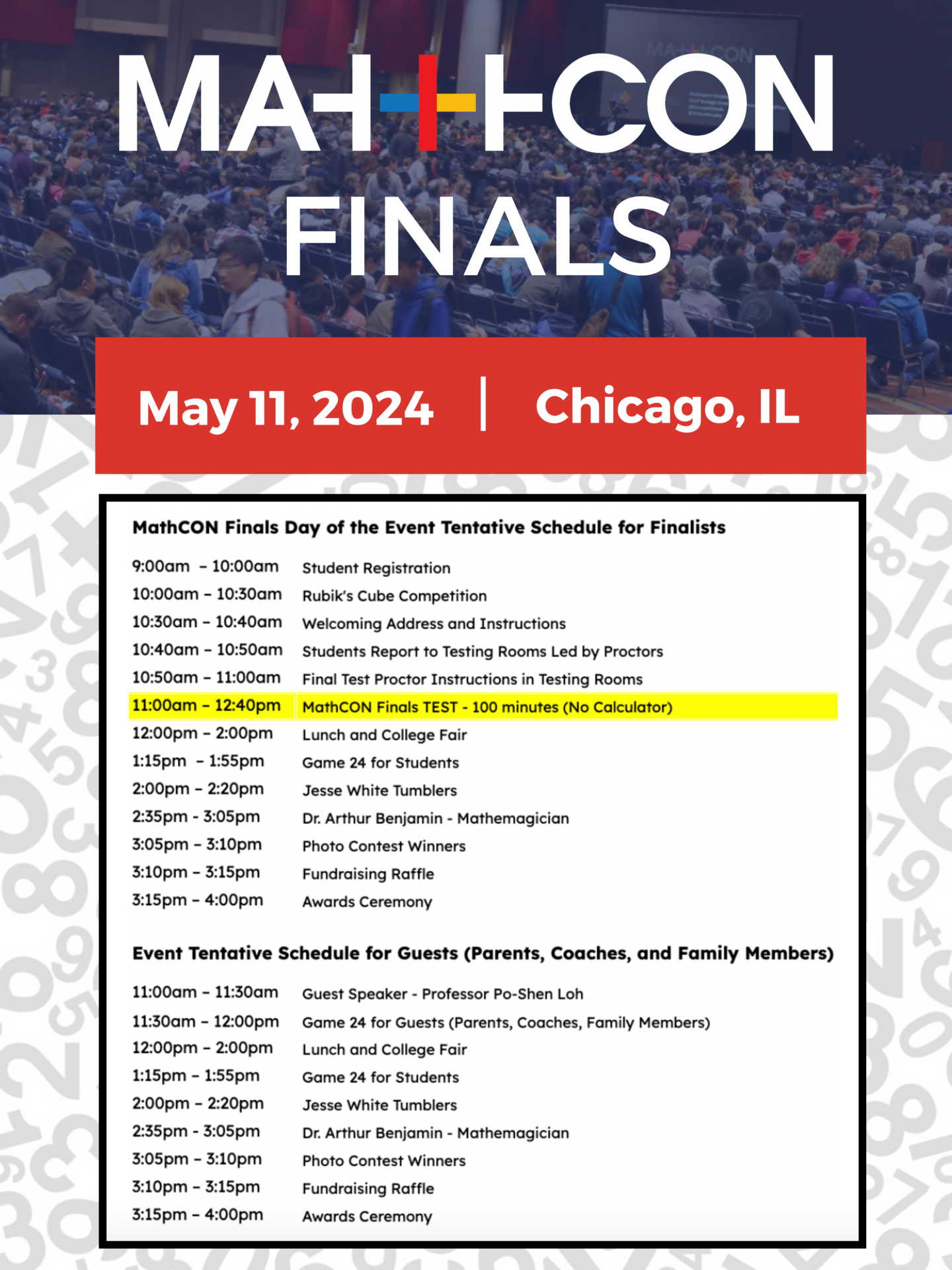 2024 National MathCON Finals - MathCON Finals - MathCON