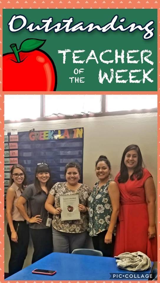 SLMS Teacher of the Week: Mrs. Indelisa Castillo | San Luis Middle School