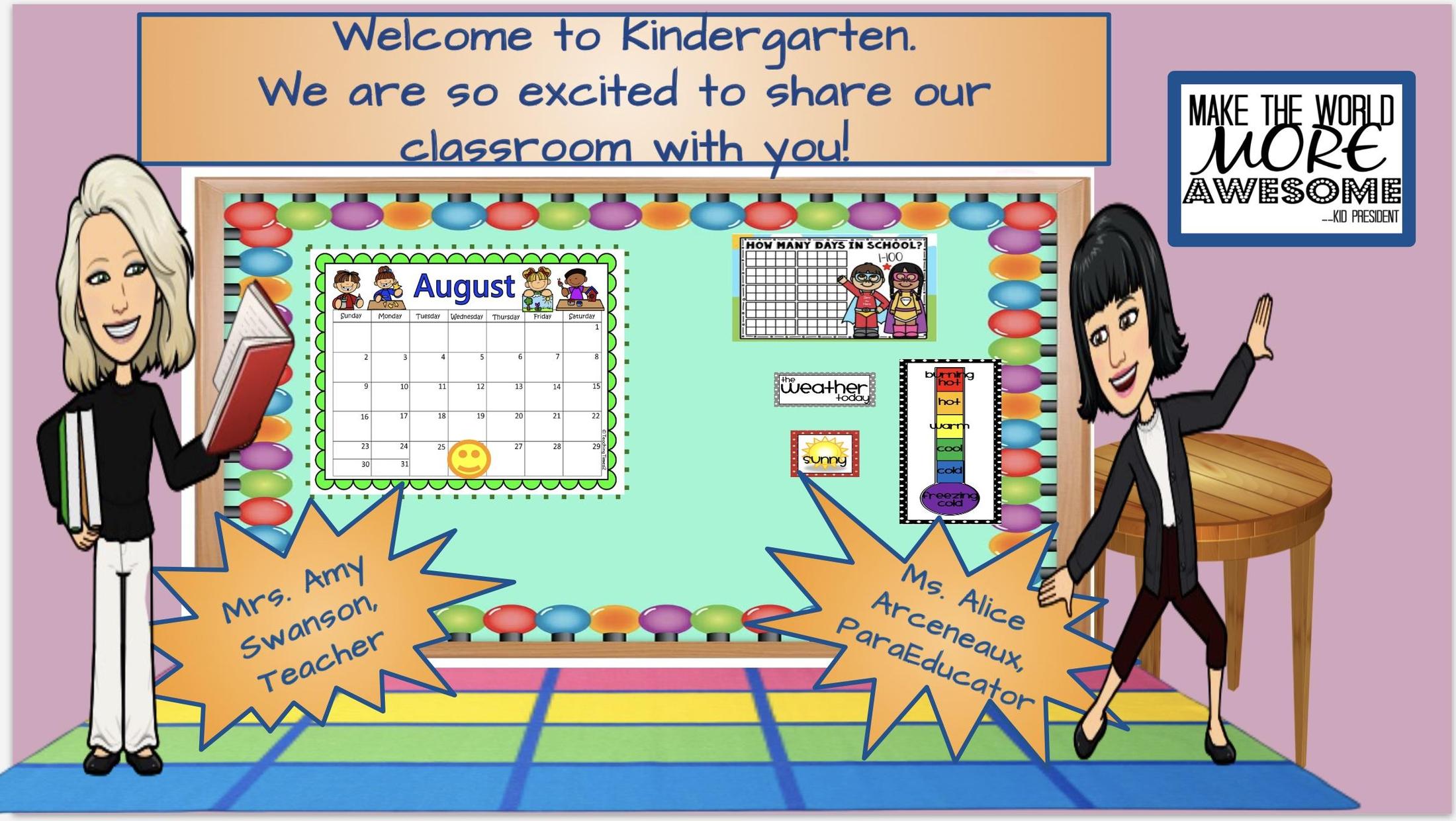 Mrs. Swanson’s Kindergarten Class, 2023-2024 - Mrs. Amy Swanson - Belle ...