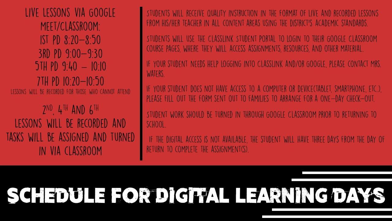 Digital Learning Day – Digital Learning Days – Harlem High School